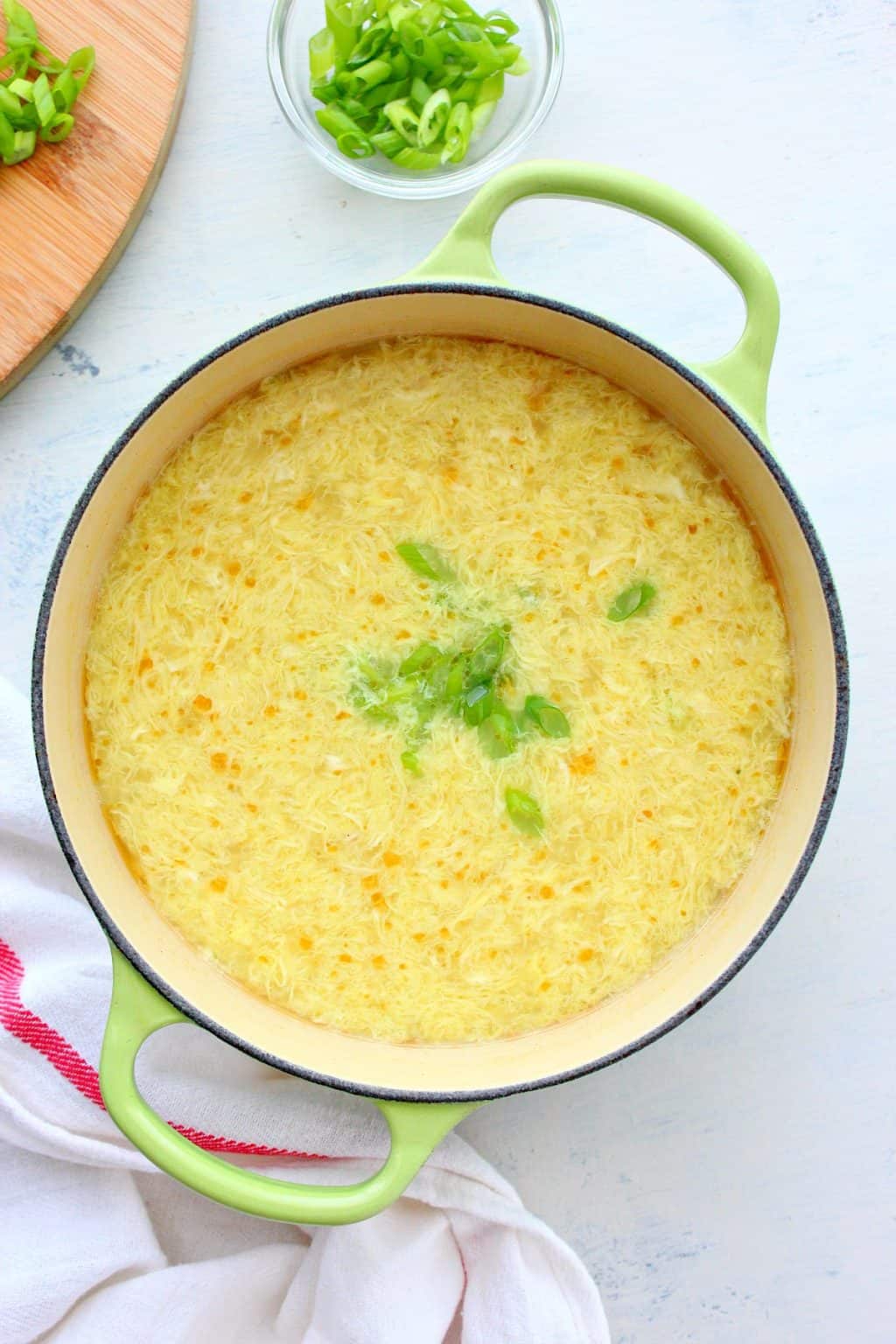 Simple Egg Drop Soup Crunchy Creamy Sweet